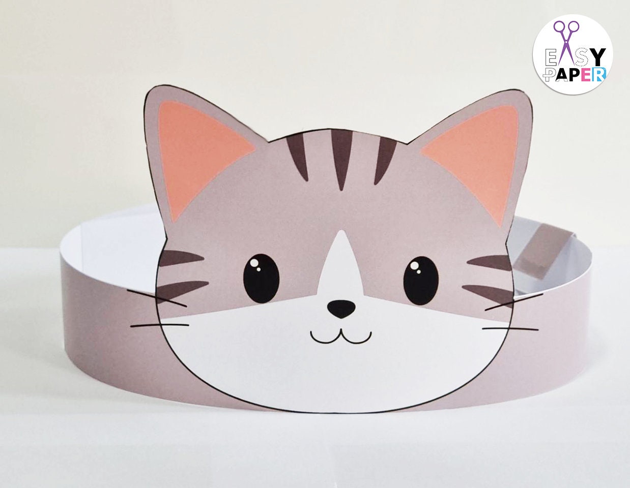 Animal Printable Paper Crown | Crown Template | Animal Headband | Fox ...