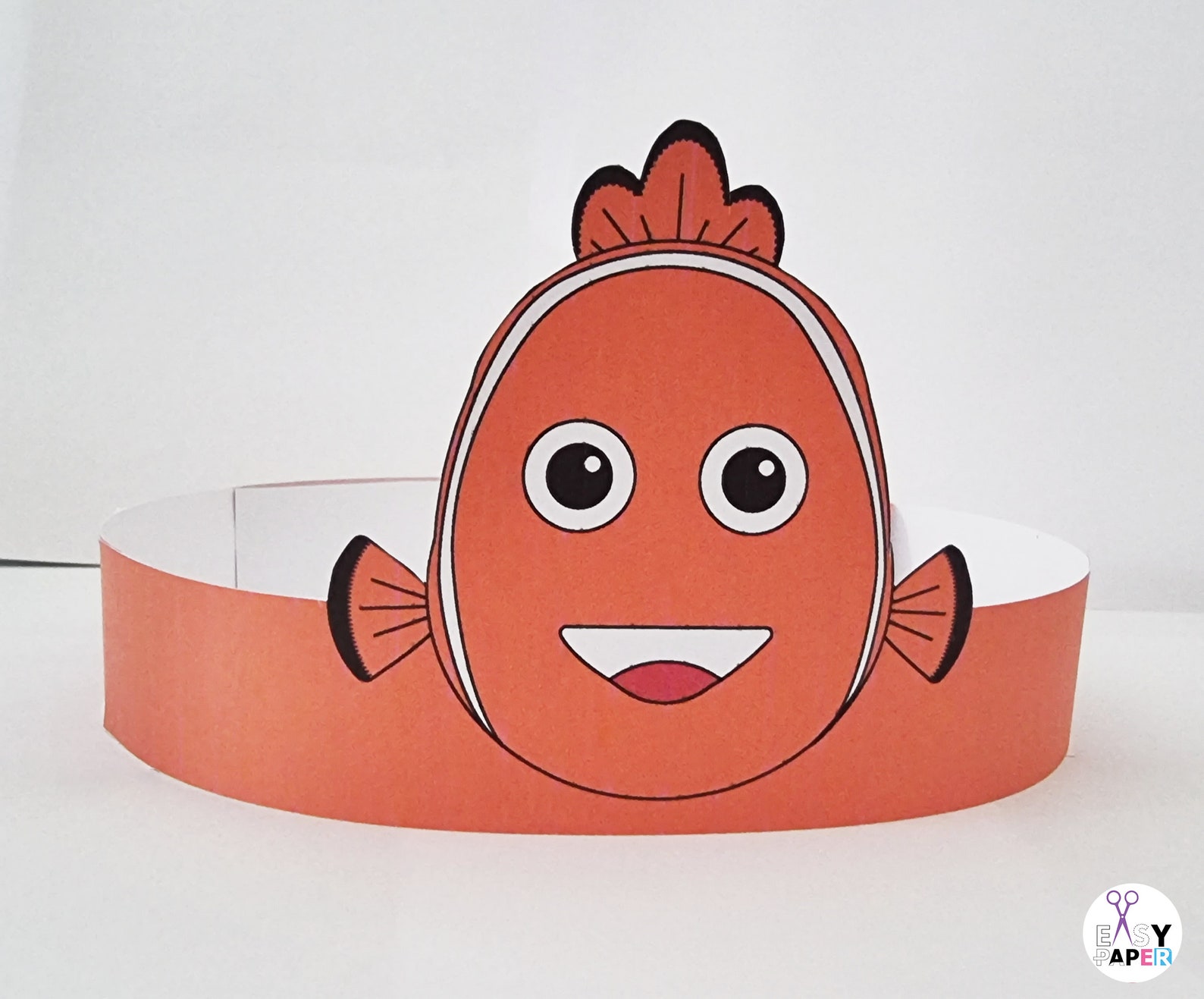 Clownfish Printable Paper Crown | Under the Sea Party (digital File) - Etsy
