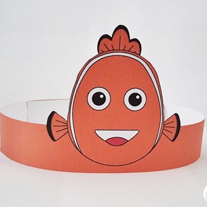 Clownfish Printable Paper Crown | Under the Sea Party (digital File) - Etsy
