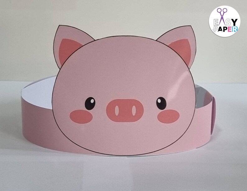 Animal Printable Paper Crown | Crown Template | Animal Headband | Fox ...