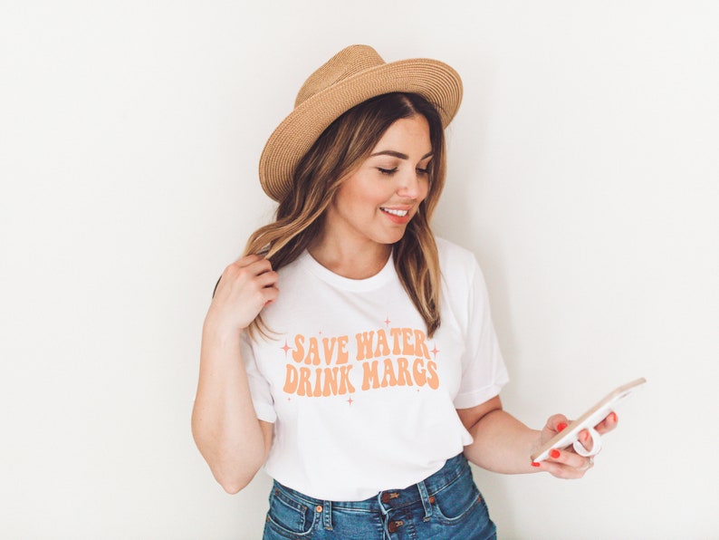 Ahorre agua beber márgenes SVG - Etsy México