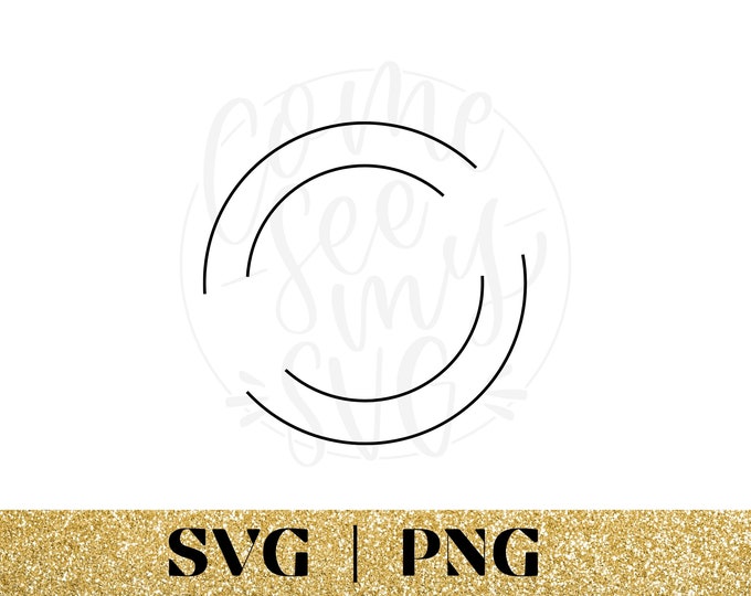 Circle SVG, Circle Outline SVG, Circle Frame Svg, Circle Silhouette Svg ...