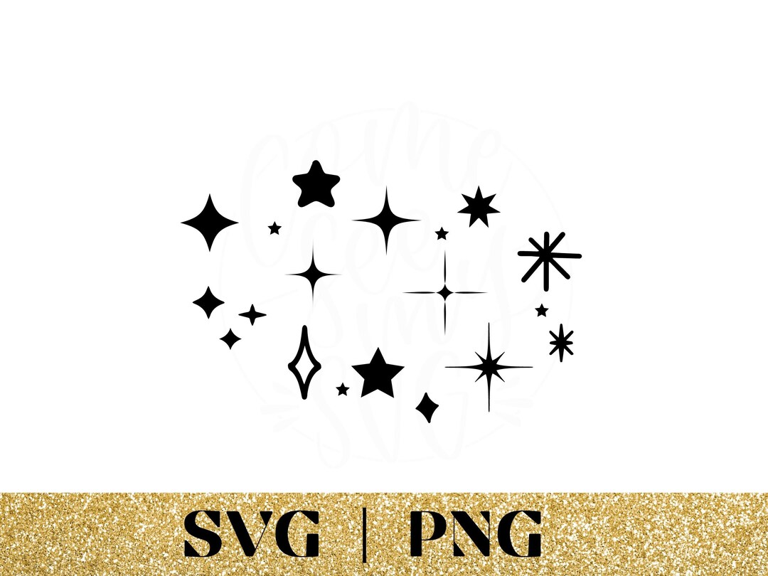 Stars Bundle SVG and PNG DIY Commercial Use - Etsy