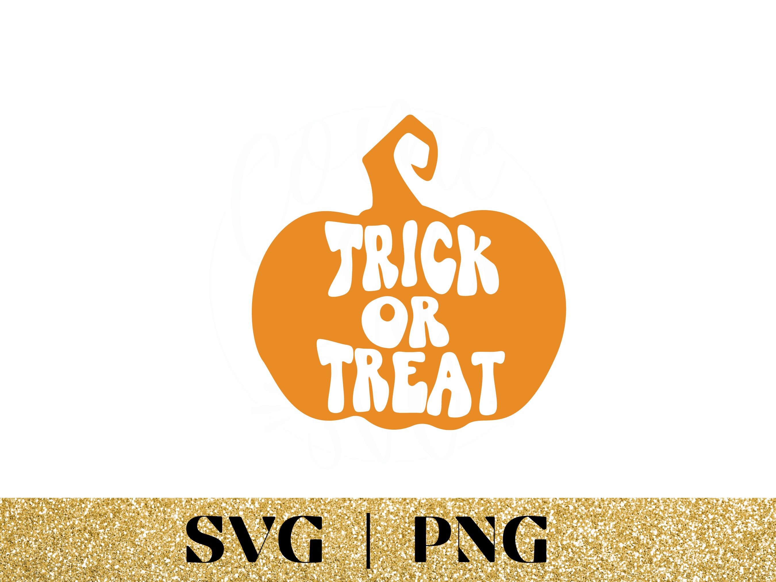 Trick or Treat Clip Art Cut File for Cricut and Silhouette Commercial ...