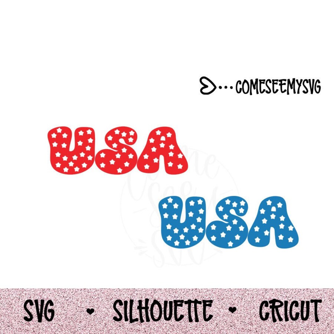 COMMERCIAL USE! Bundle USA Svg Digital Cut File for Cameo and Cricut ...