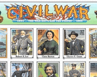 Civil War Stamps - Etsy