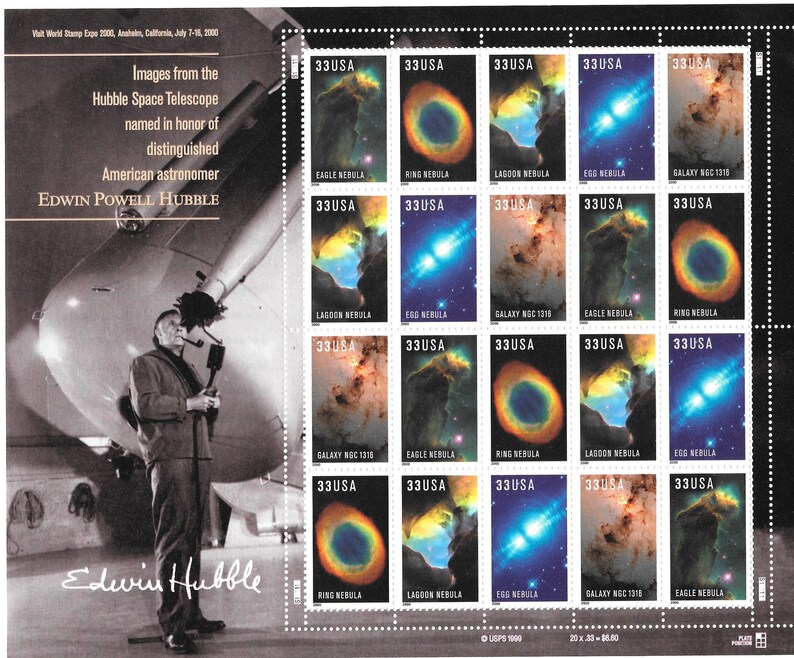 Edwin Hubble Stamps - Etsy