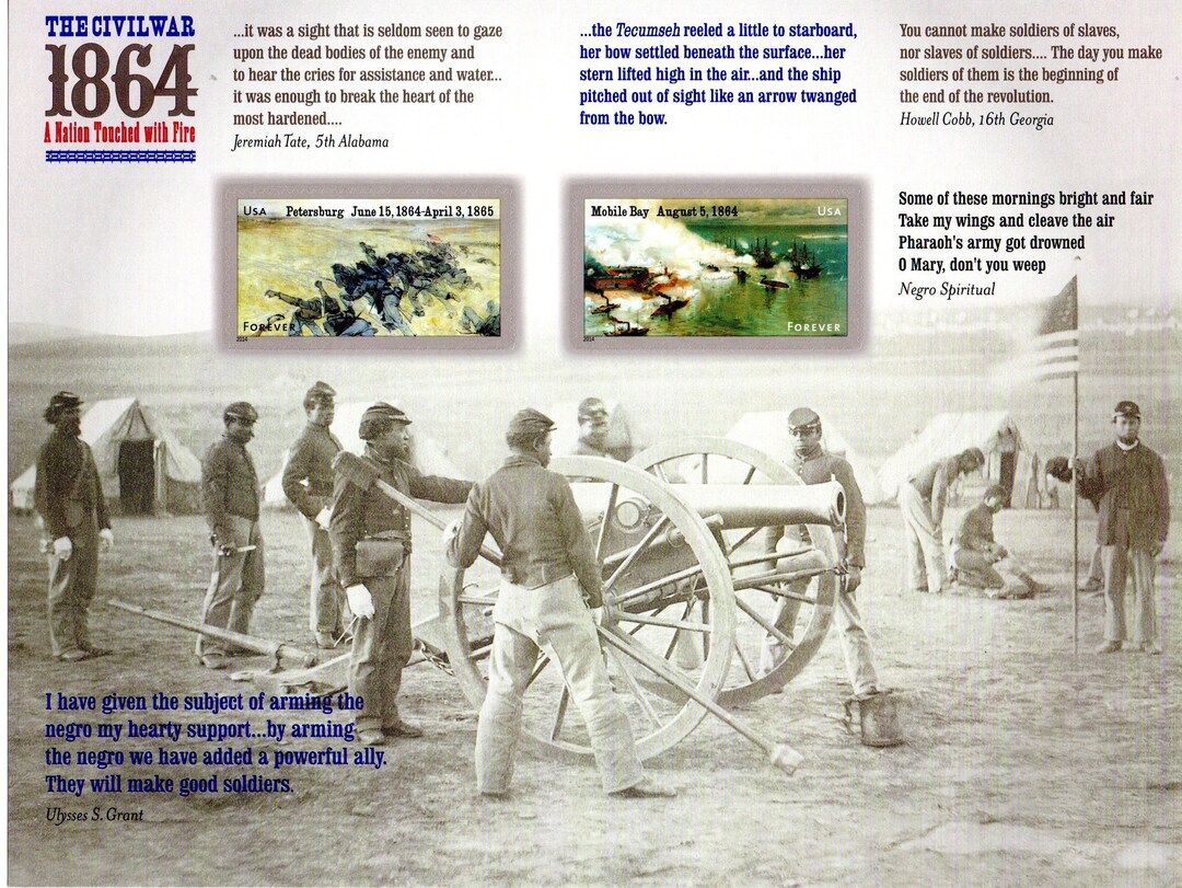 Civil War 1864 Postage Stamps petersburg & Mobile Bay - Etsy