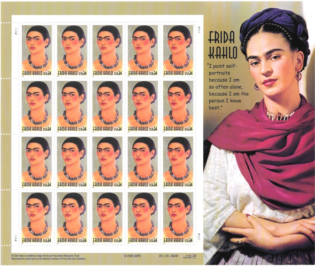 Frida Kahlo Stamps - Etsy