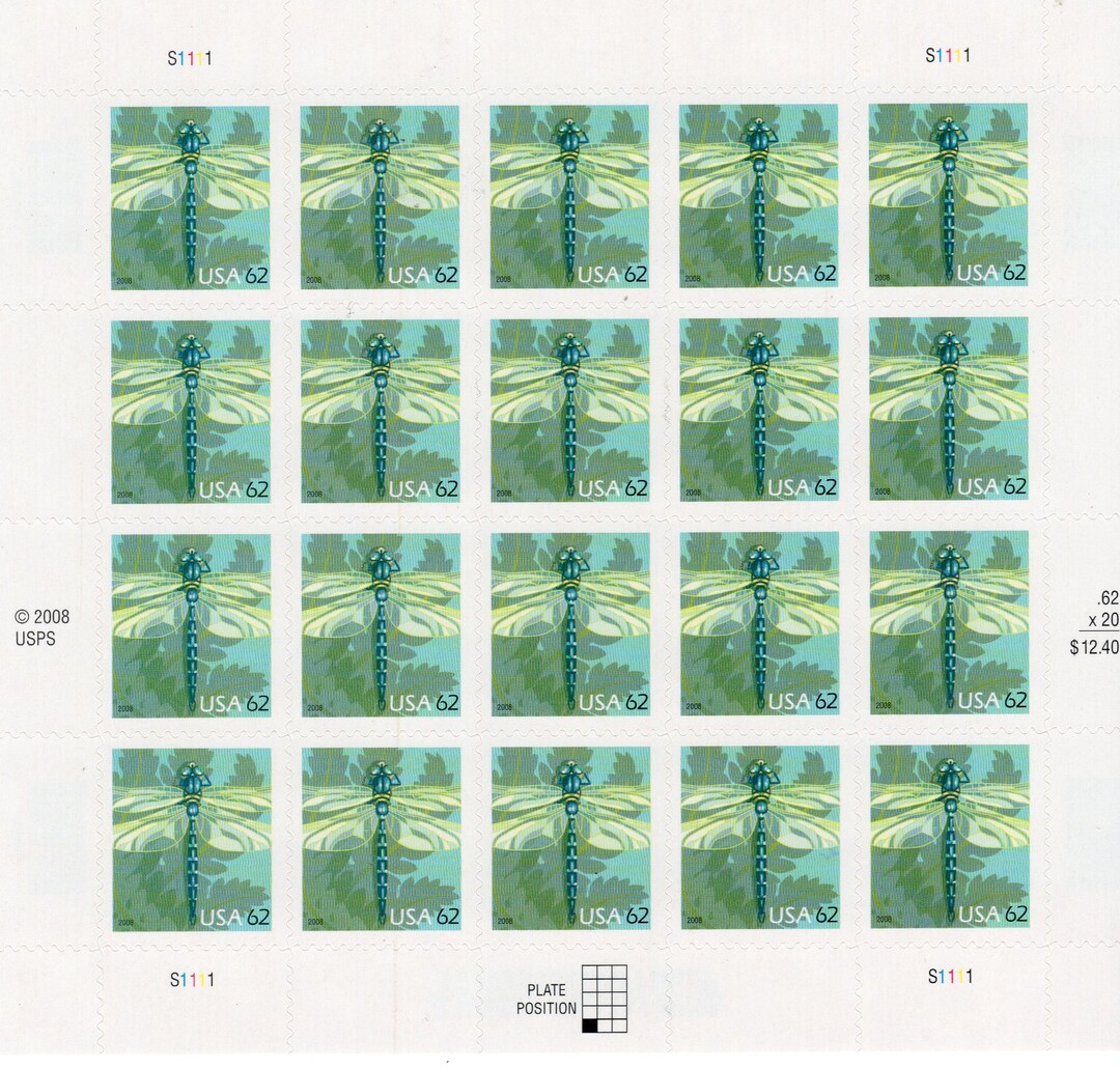 Dragonfly Postage Stamps - Etsy