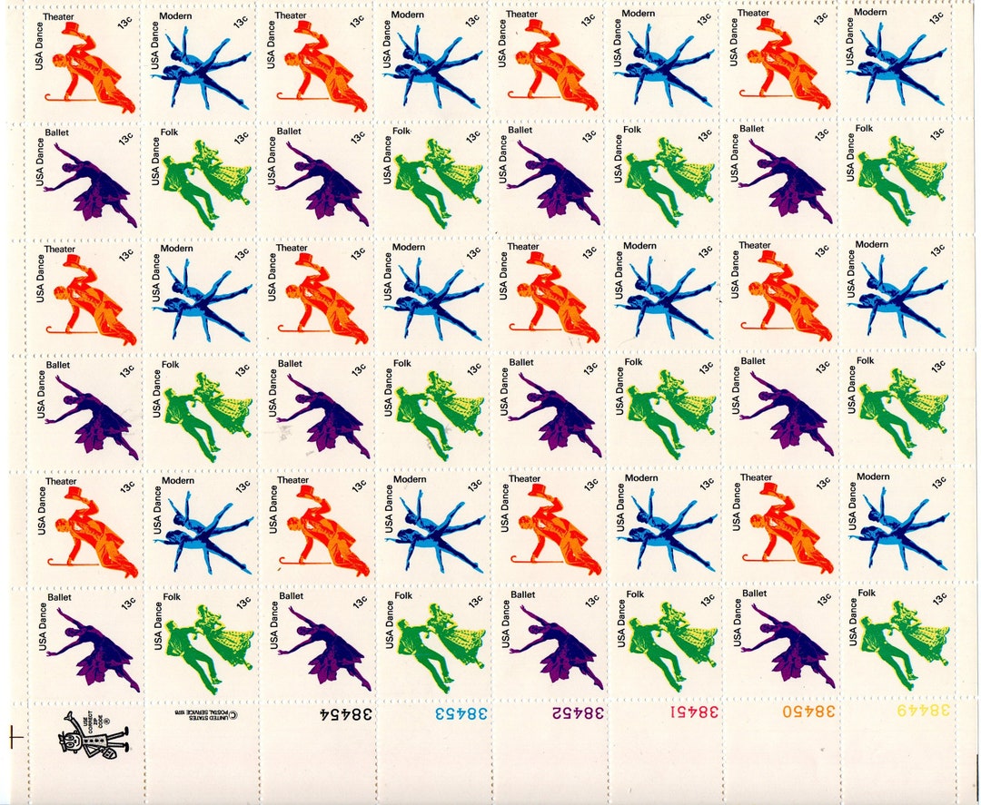 Dance Postage Stamps - Etsy