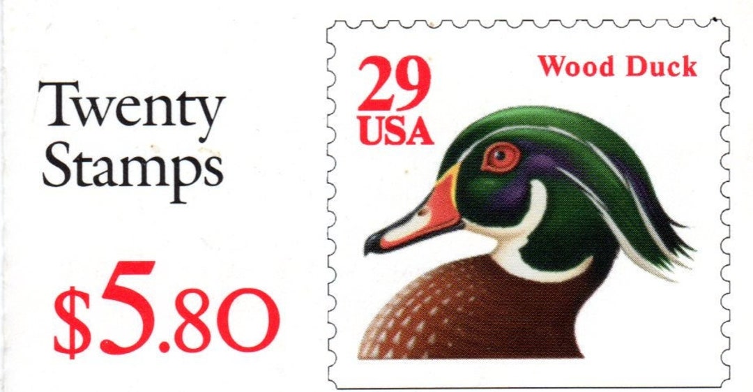 Wood Duck booklet Postage Stamps - Etsy