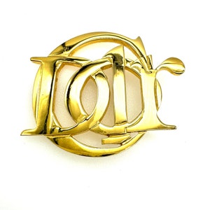 Christian Dior Parfums Logo Brooch - Etsy