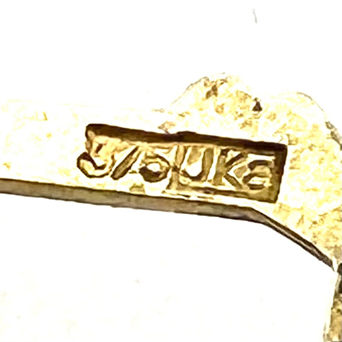 Jka Köhle of Pforzheim 9ct Gold Slide Clasp and Safety Chain Hand ...