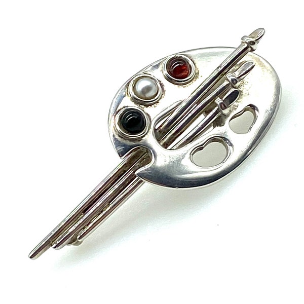 Palette Brooch - Etsy