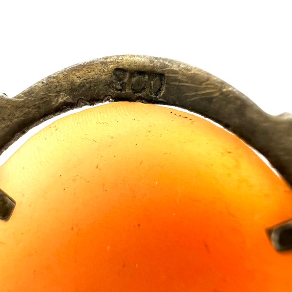 Continental 1930's Silver (800) Shell Cameo Brooch / … - Gem