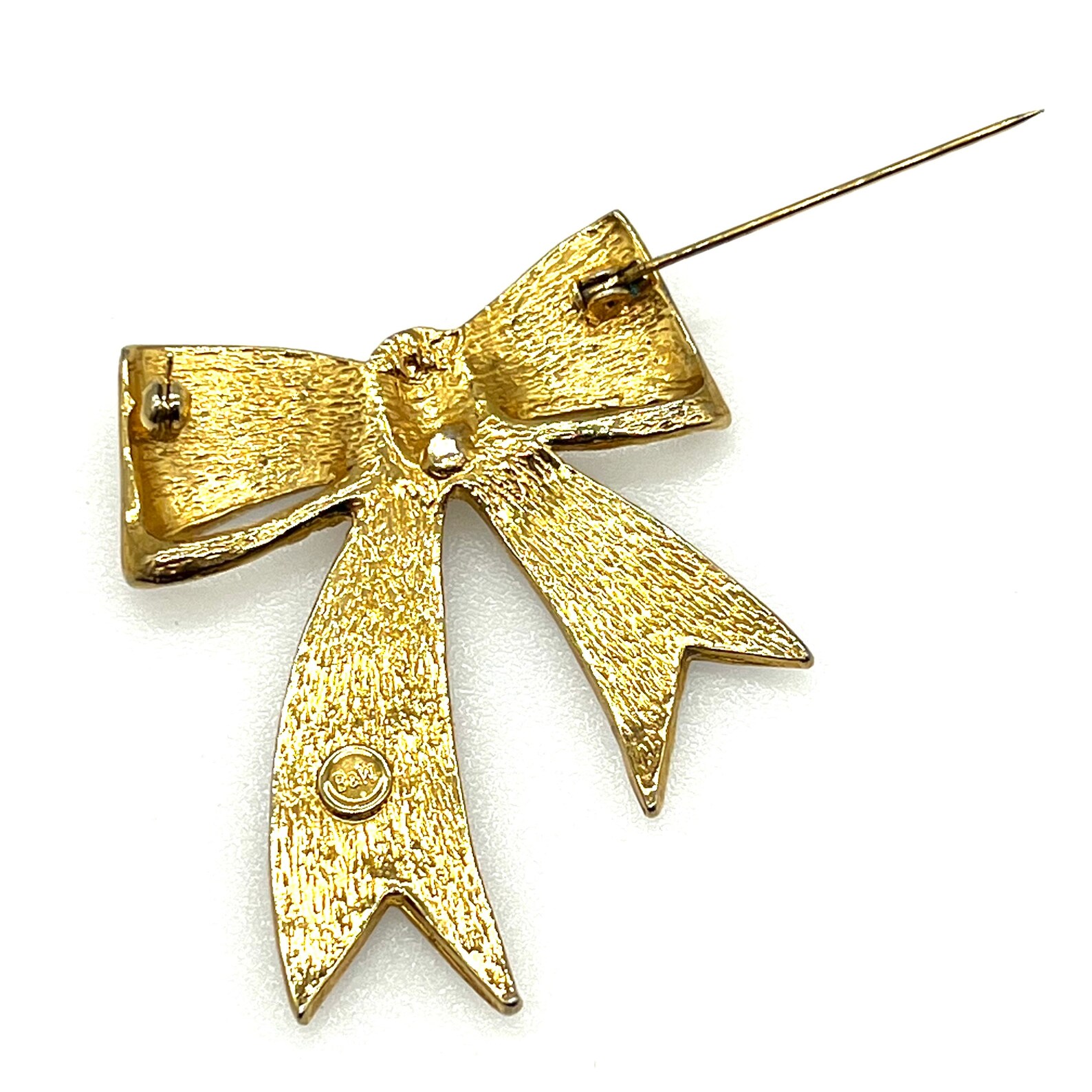 A RARE Butler and Wilson B&W Silver Tone Bow Brooch - Etsy UK