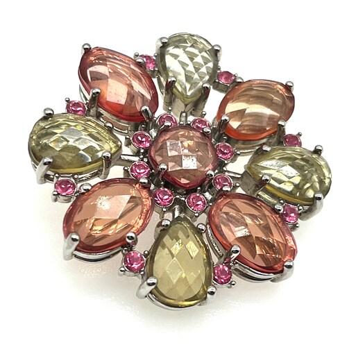 Joan Rivers Classic Collection American Rose Gold Tone Brooch - Etsy