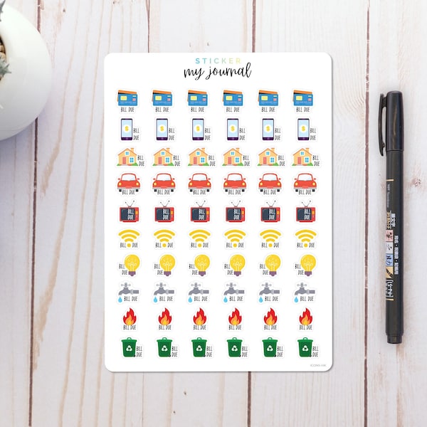 Calendar Reminder Stickers - Etsy