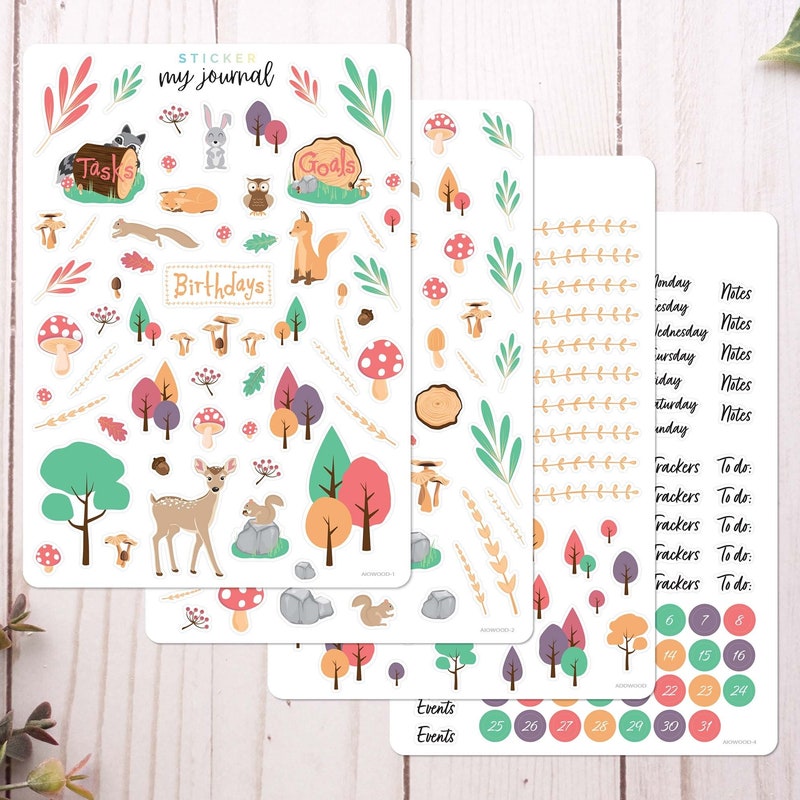 Bujo Stickers - Etsy