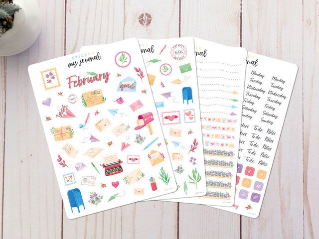 StickerMyJournal - Etsy
