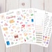 October Monthly Bullet Journal Sticker Kit Halloween Themed Stickers ...