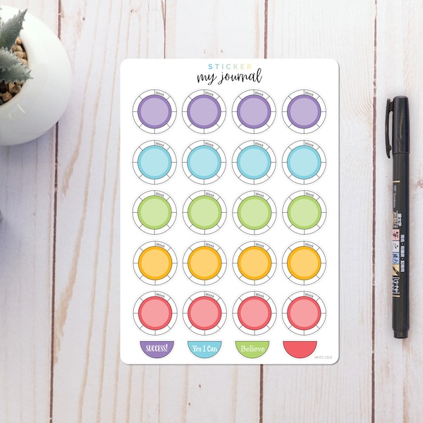 Habit Tracker Stickers - Etsy
