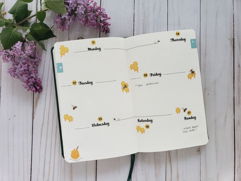 May Monthly Bullet Journal Sticker Kit Spring Garden themed | Etsy
