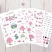 February Bullet Journal Sticker Sheet Basics Valentine Themed Stickers ...
