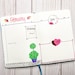 February Monthly Bullet Journal Sticker Kit Valentines Themed Stickers ...
