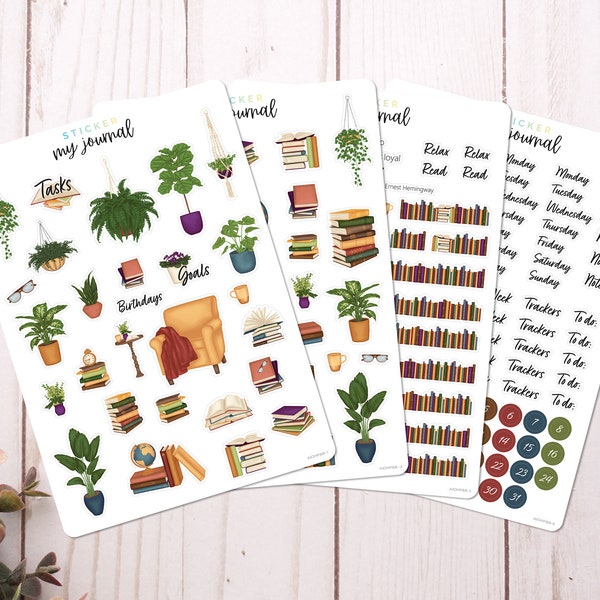 Journal Stickers - Etsy