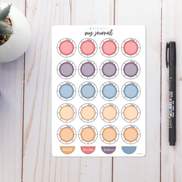 Habit Tracker Stickers - Etsy