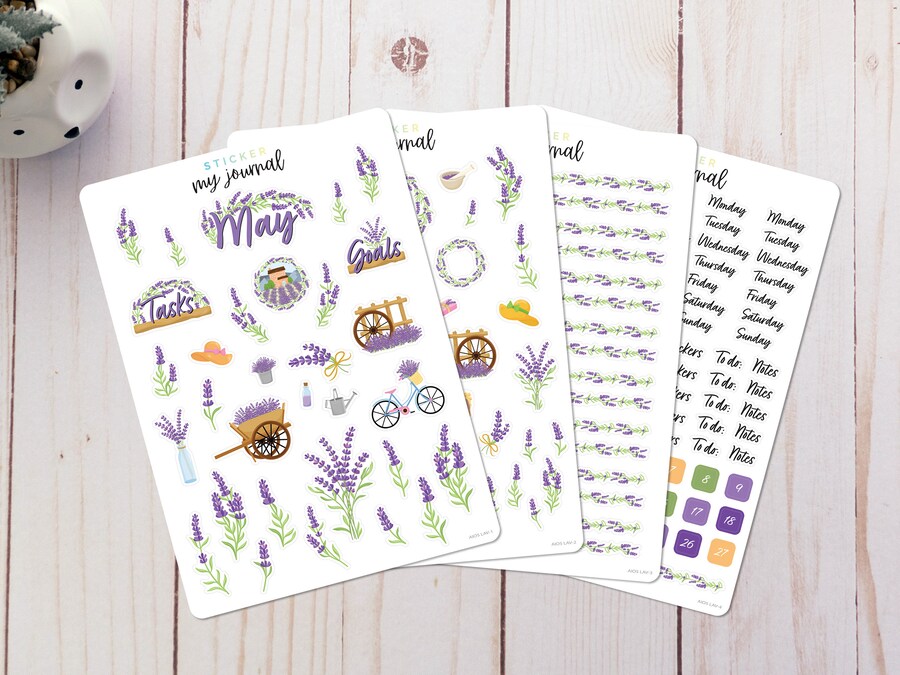 StickerMyJournal - Etsy