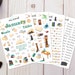 June Monthly Bullet Journal Sticker Kit Strawberry Themed - Etsy