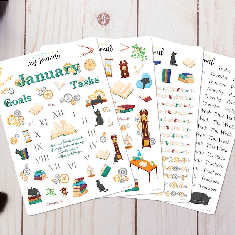 My Sticker Calendar 2026 - Etsy