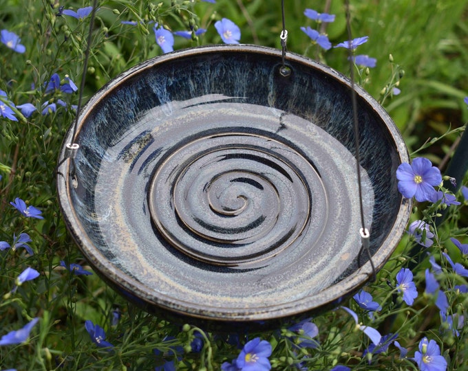 Hanging Bird Bath, Tree Bird Bath, Ceramic Bird Bath - Etsy