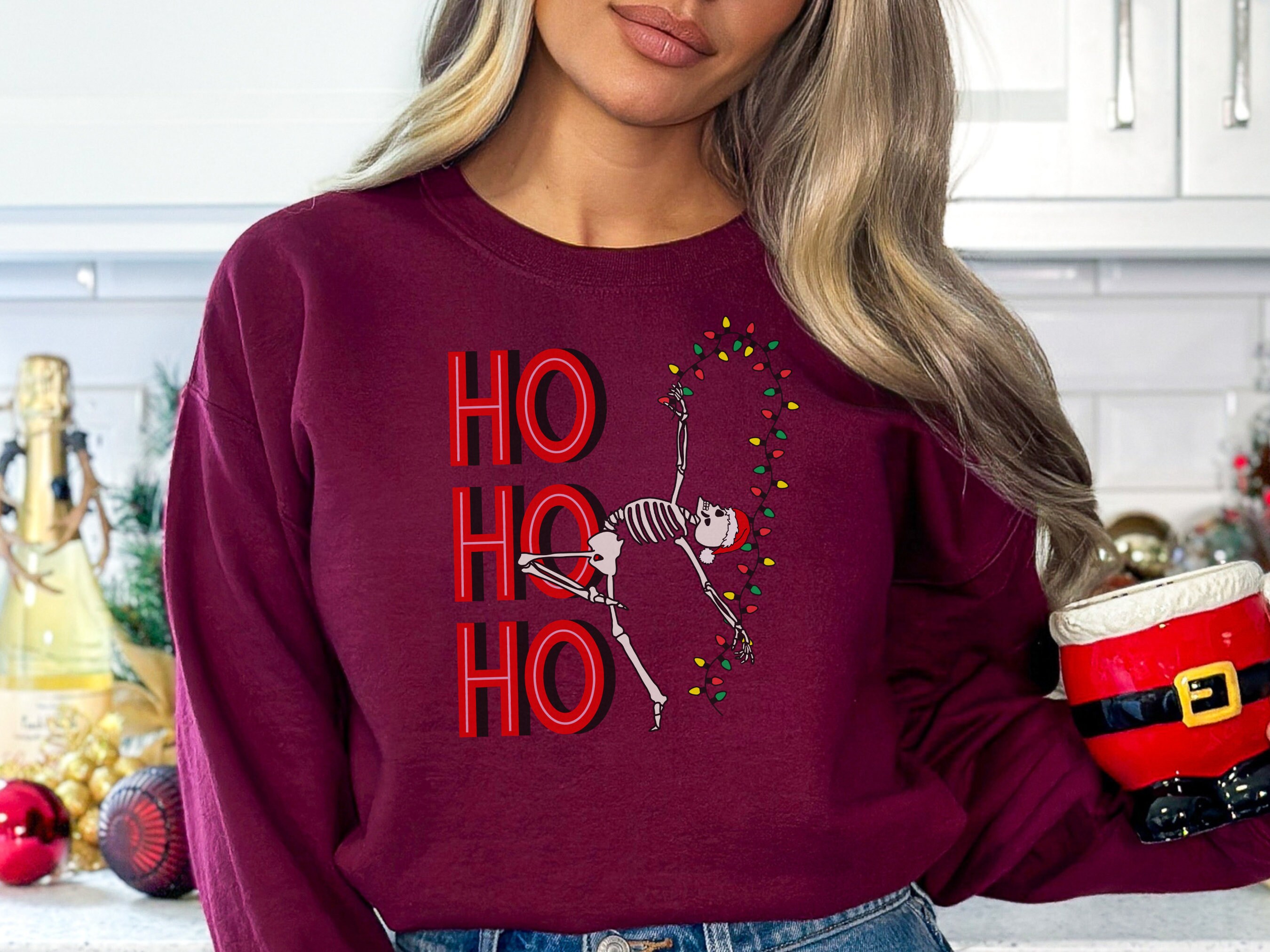 Ho Ho Ho Png Jolly Af PNG Sorta Scary Sorta Merry Christmas, Christmas ...