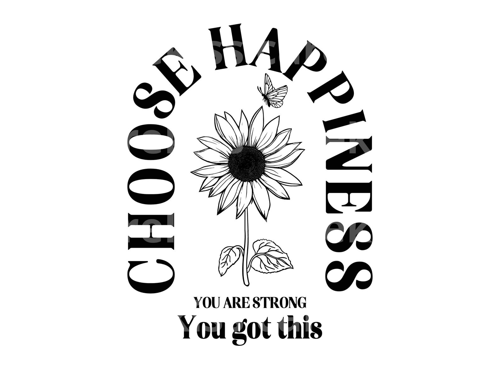 Choose Happiness Svg Png Sunflower Svg Cricut Svg Self Love - Etsy