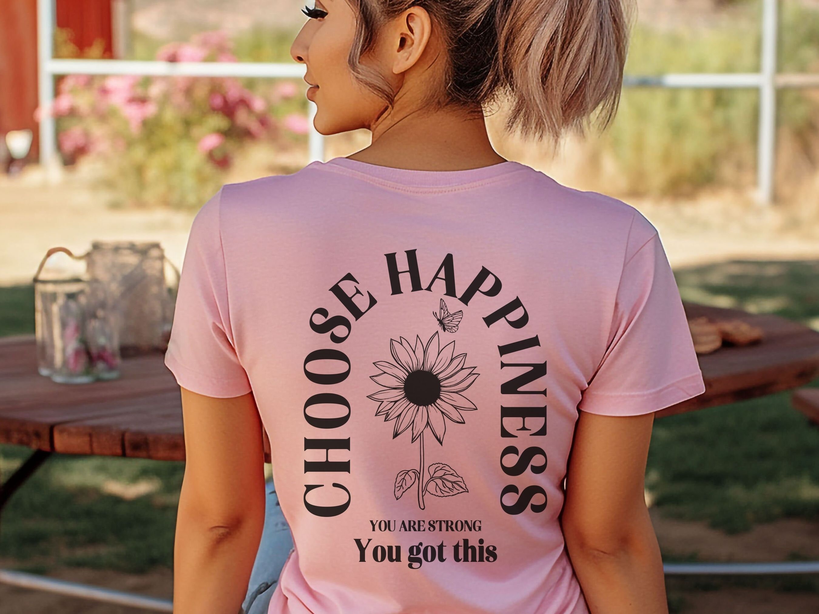Choose Happiness Svg Png, Sunflower Svg, Cricut Svg, Self Love Svg ...