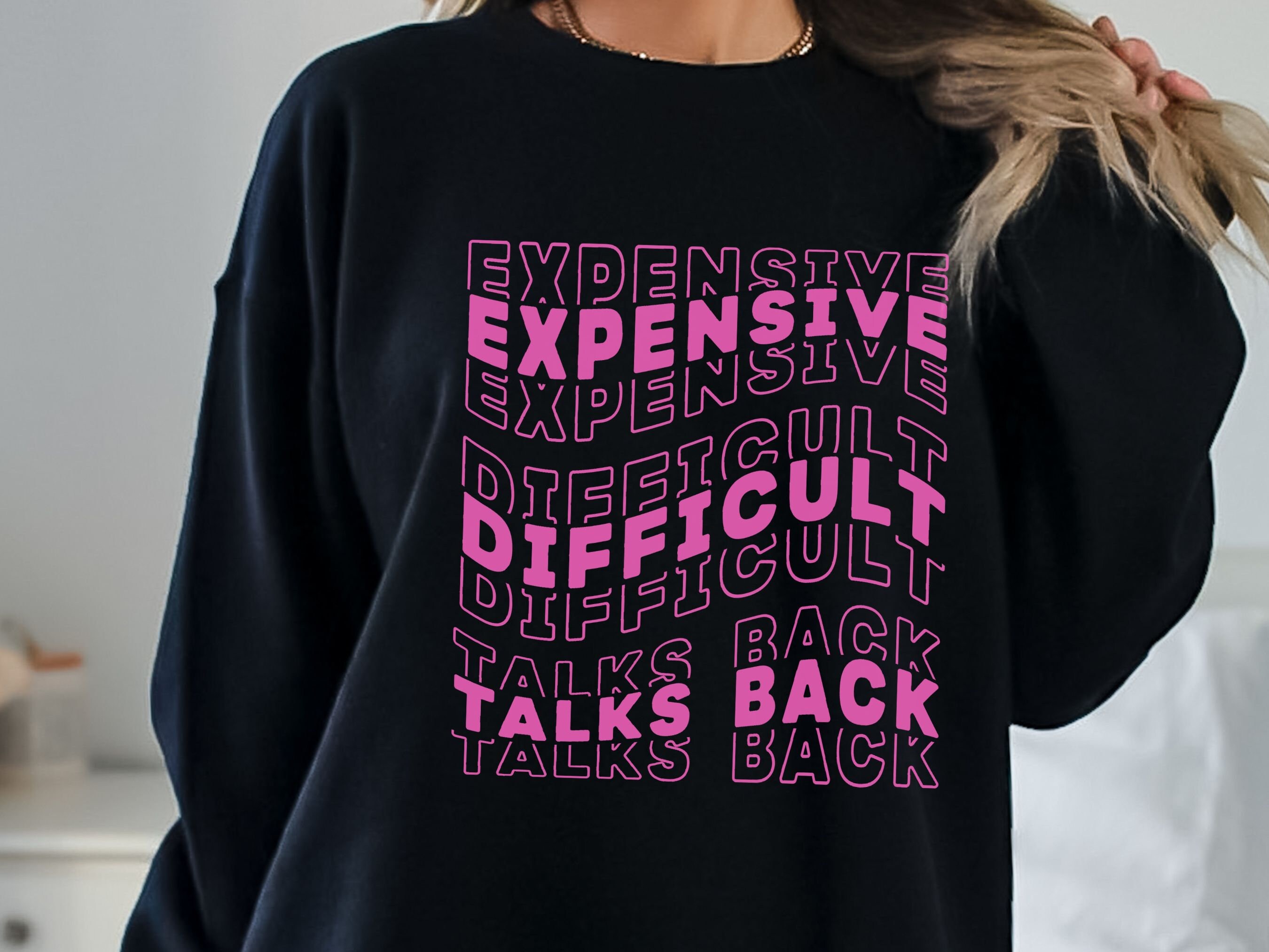 Expensive Difficult and Talks Back Svg Trendy Funny Svg - Etsy