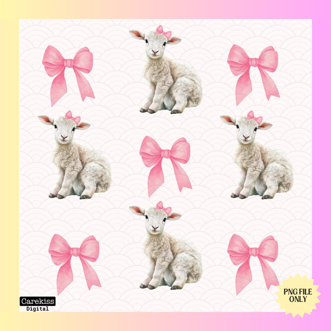 Sheep Png Lamb Png Nursery Sheep Png Hyper Feminine Dreamcore Coquette ...