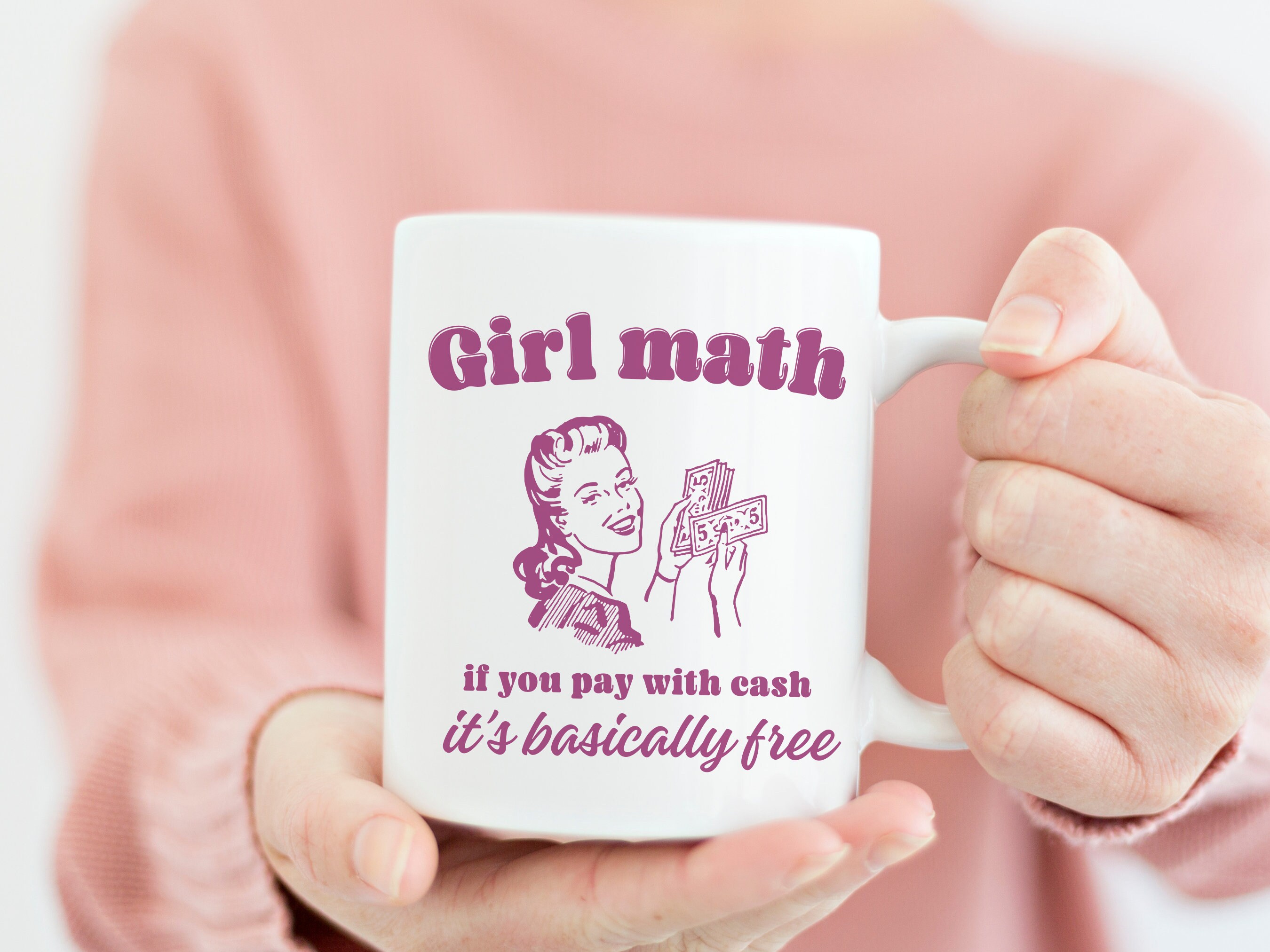Girl Math Png Svg Its Basically Free Girl Math Preppy Png Sarcasm Svg ...