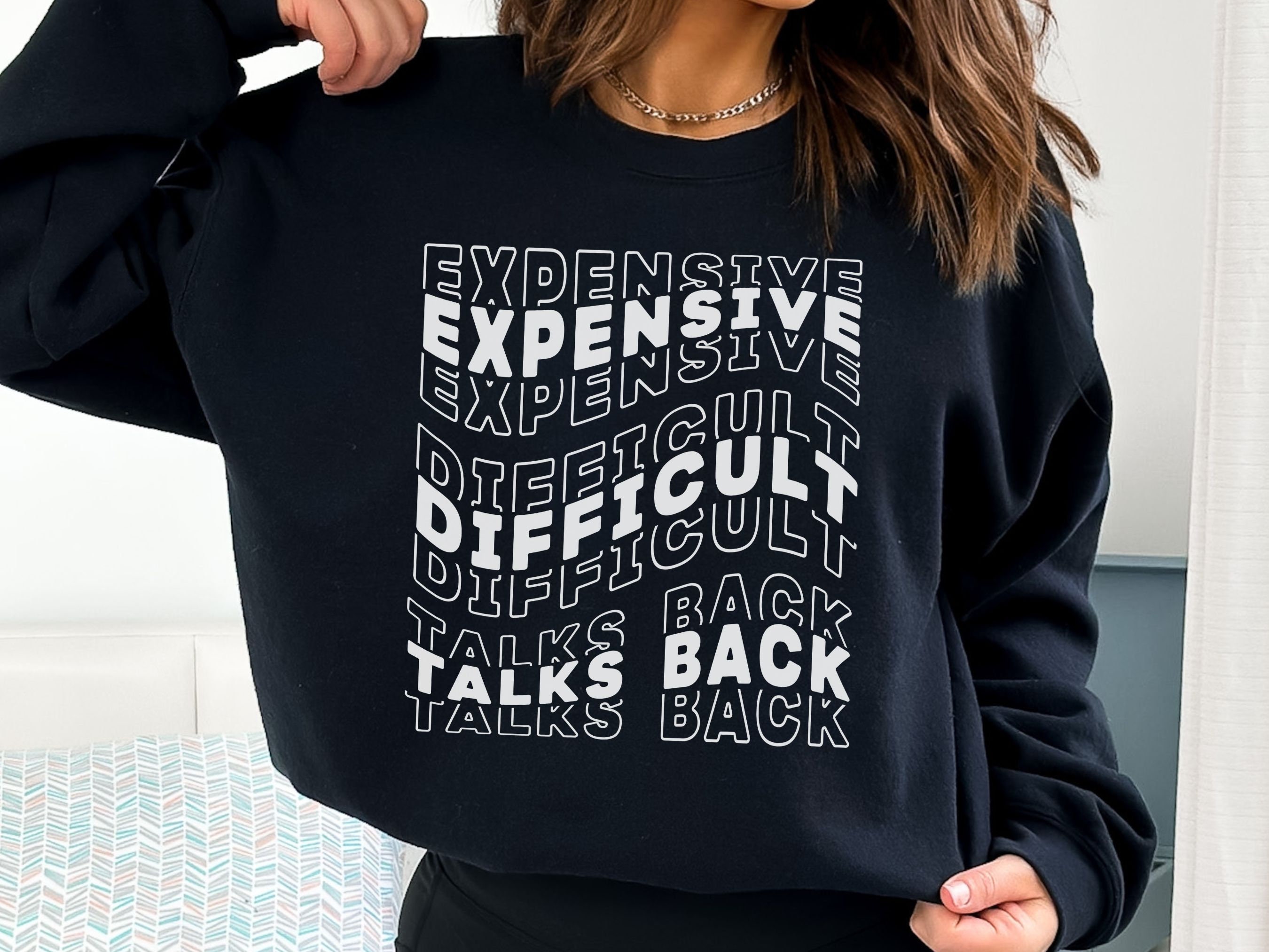 Expensive Difficult and Talks Back Svg Trendy Funny Svg - Etsy