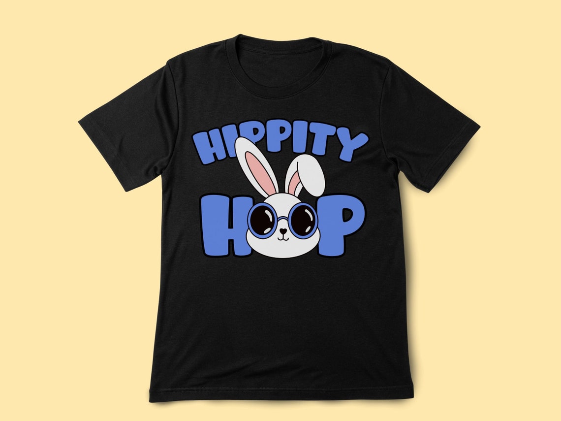 Hippity Hop Bunny Png, Easter Bunny Png for Kids Easter Shirts ...