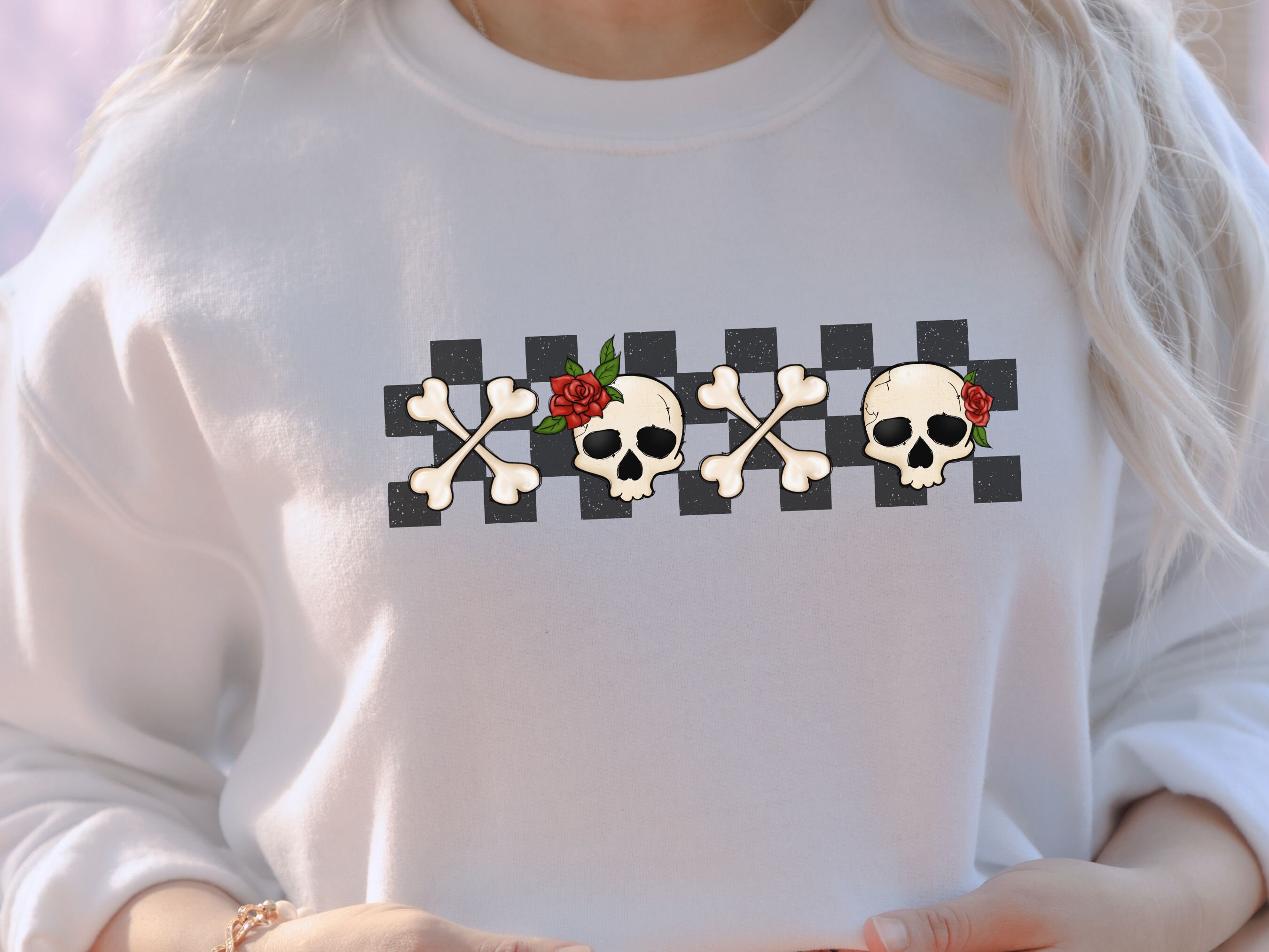 Skull Png, Hugs and Kisses Design for Valentines Day, Rock Chick ...