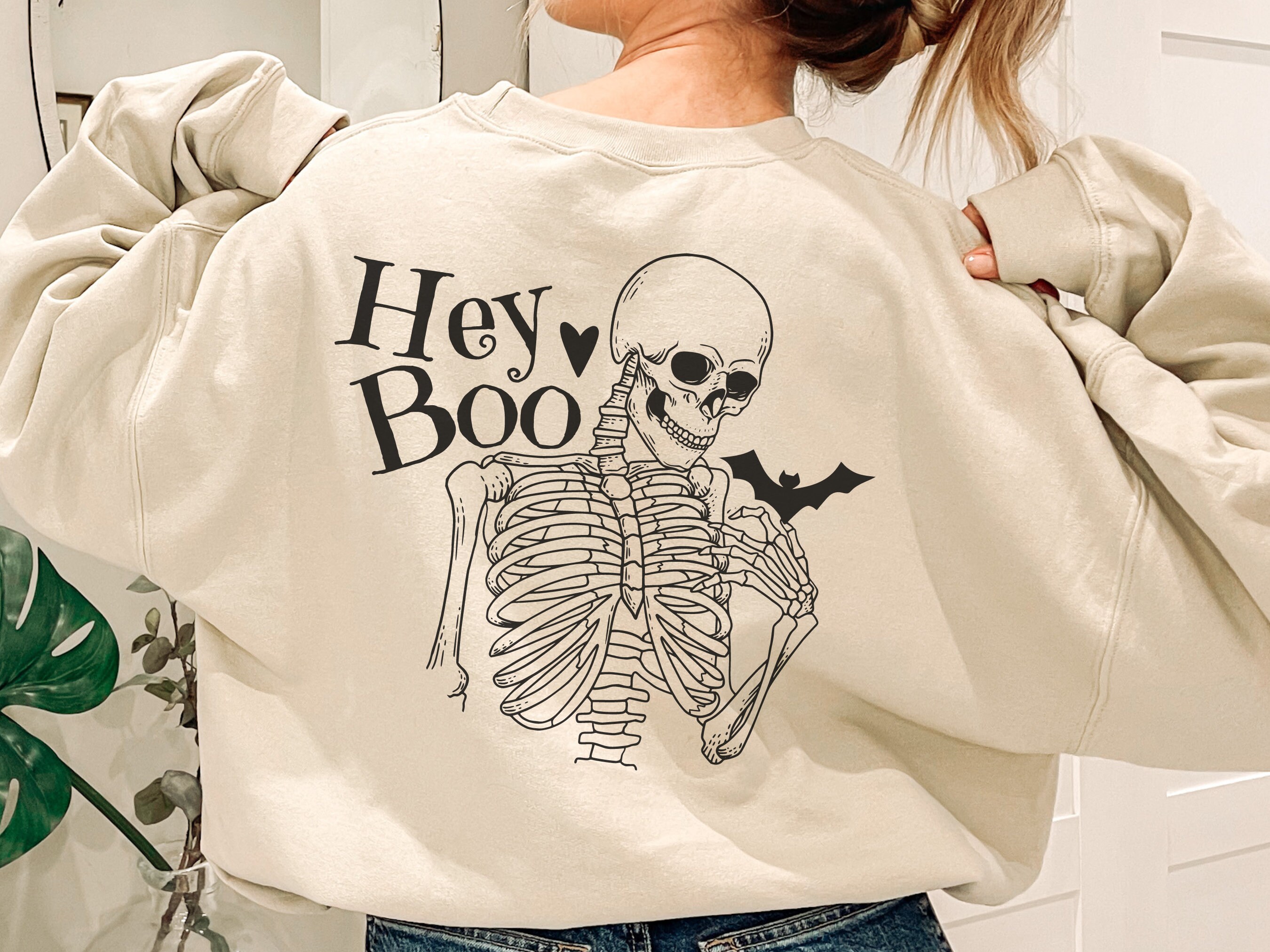 Hey Boo Svg Png, Stay Spooky Svg, Skeleton Svg, Bat Svg, Halloween Png ...