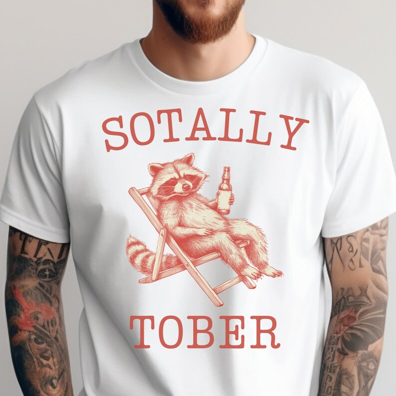 Sotally Tober Raccoon Beer Retro Png Day Drinking Sublimation Design ...