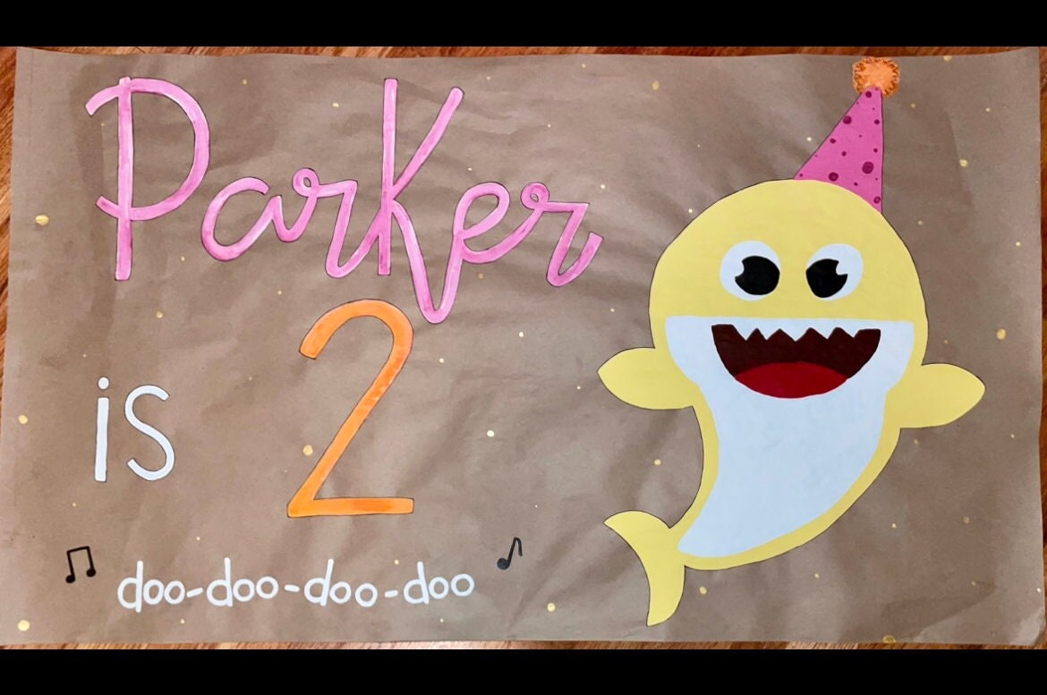 Hand Painted Custom Banner- Party Banner-party Decor-birthday Banner ...