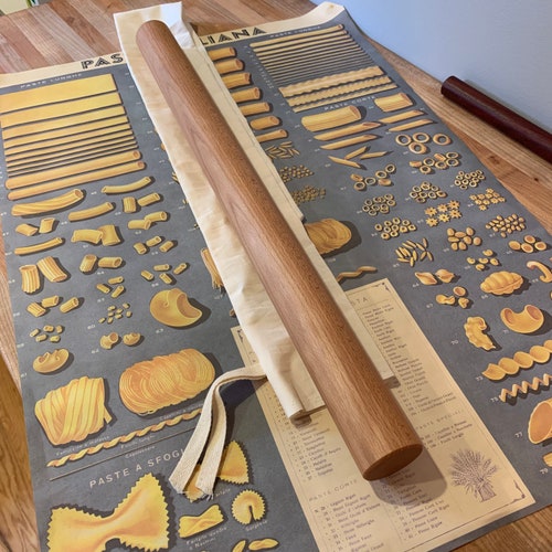 Traditional Italian Pasta Long Rolling Pin / Mattarello / 40 - Etsy