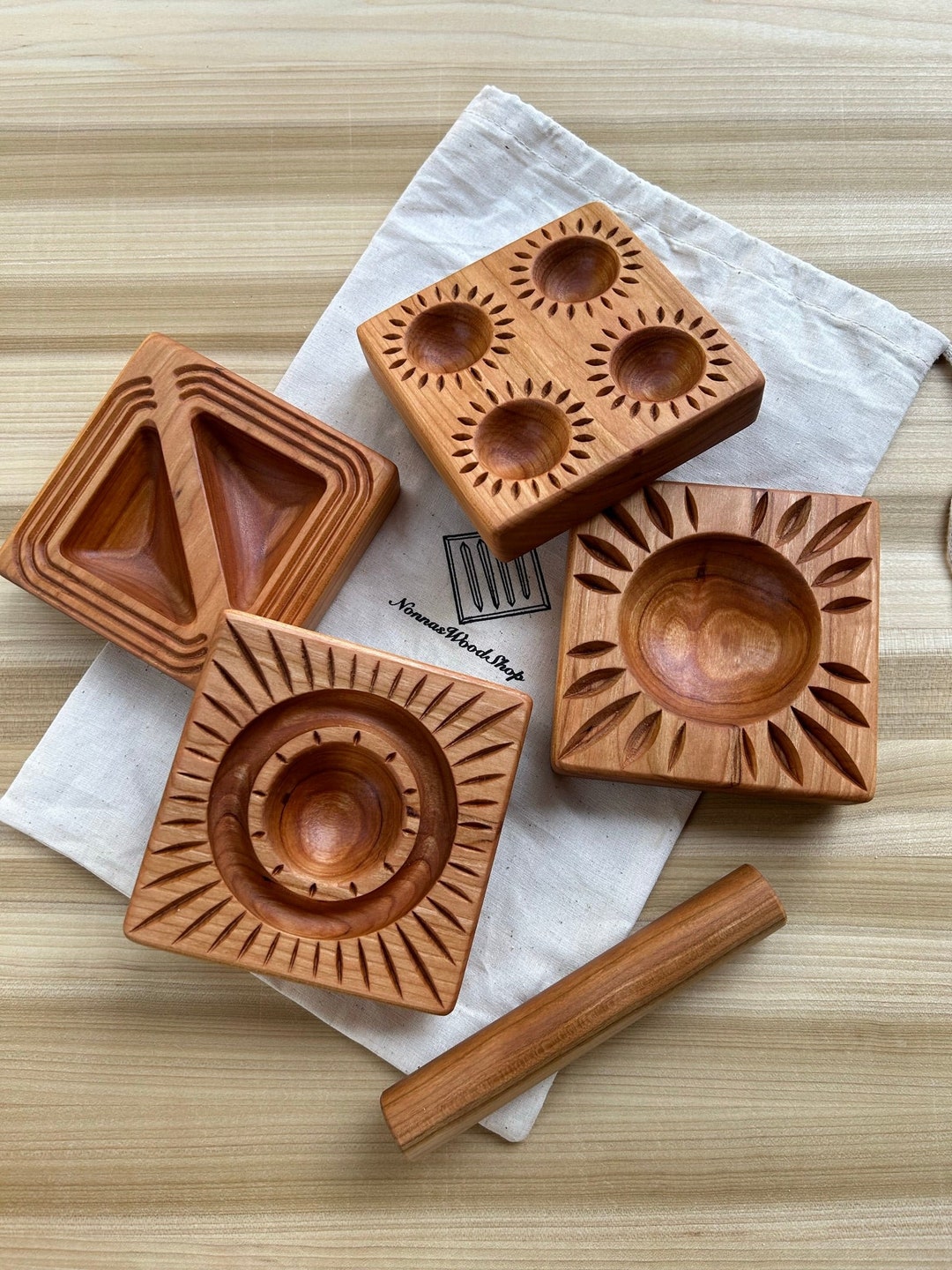 Sunburst Ravioli Molds, Double Sided. Maple, Walnut and Cherry - Etsy